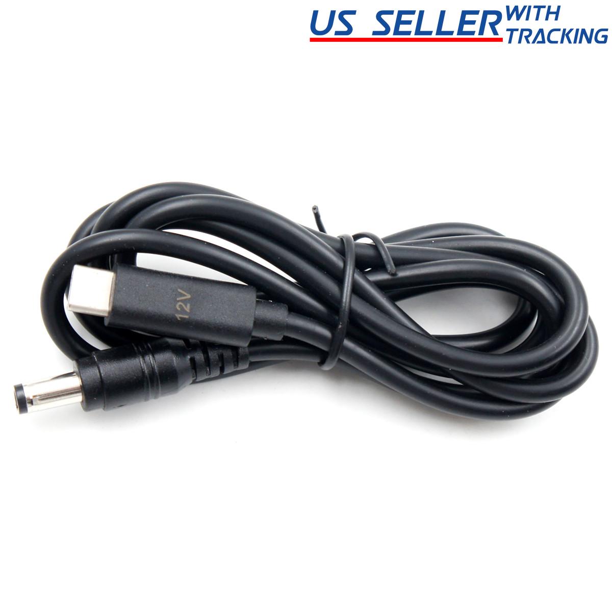 2pcs USB C Type-C 9V 12V 15V 20V PD Trigger 4ft Power Cable 3A DC 5.5 x ...