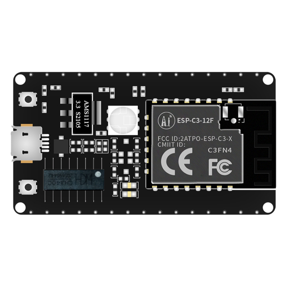 ESP-C3-12F ESP32-C3 RISC-V MCU 2.4GHz WIFI Bluetooth Development Board CH340 - $8.09 ...
