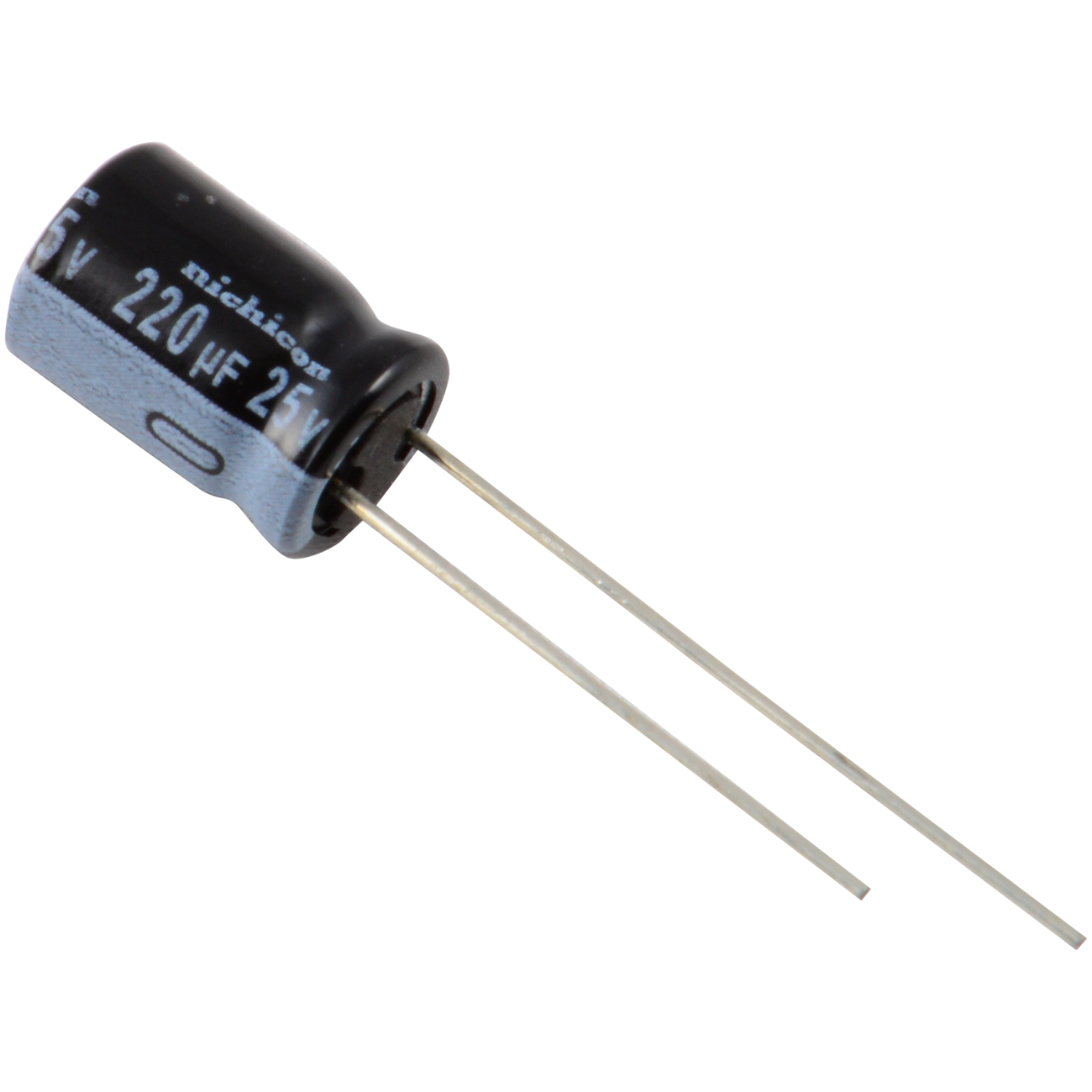 220uF 25V Nichicon Radial Electrolytic Capacitor 105°C - $2.60 ...