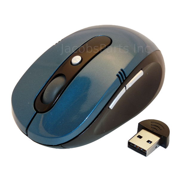 Blue Bluetooth Wireless Optical Mouse + Dongle Adapter - $11.15 ...