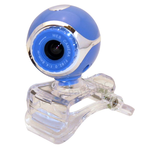 3MP Blue Webcam with Clip Stand and Microphone - $2.60 - JacobsParts Inc